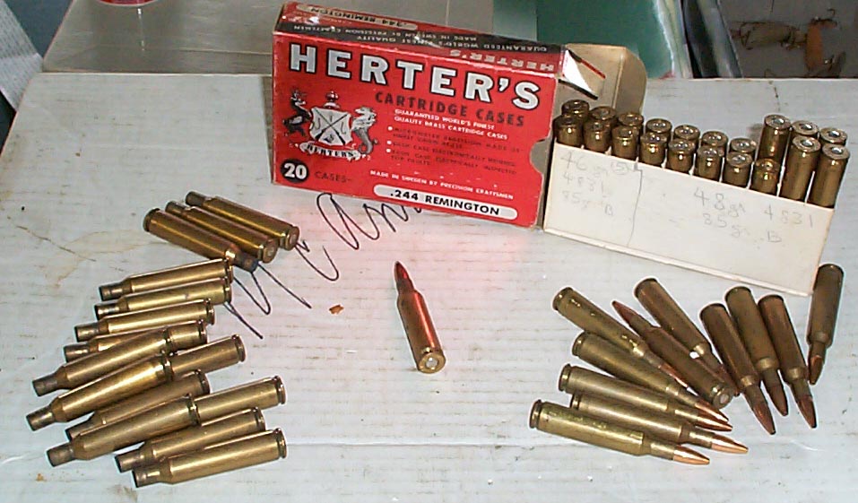 Herter`S .244 Remington Rifle Bullets/Casings For Sale at GunAuction ...