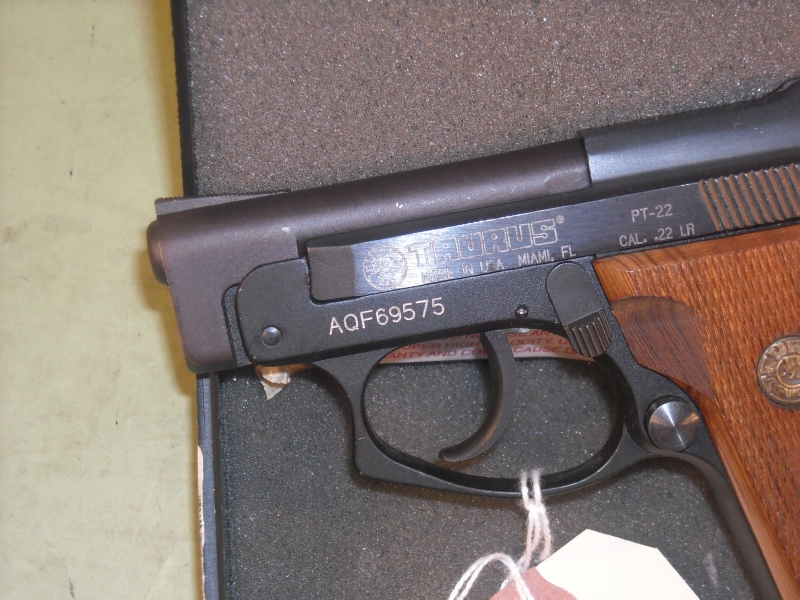 Taurus Model Pt-22 / Cal. 22 Lr / Box For Sale at GunAuction.com - 11429332