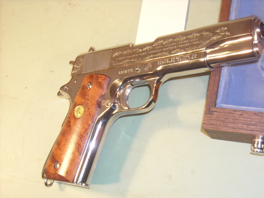 Colt 1911 Commemorative Wwii 45 In Case For Sale at GunAuction.com ...