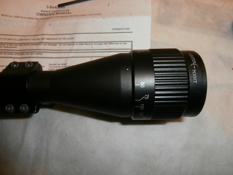 New, Center Point 3x9x40 Ao Rifle Scope For Sale at GunAuction.com ...