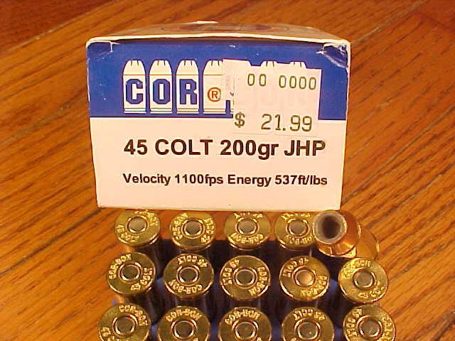 Box Of Cor-Bon .45 Colt 200 Gr Jktd Hollow Point For Sale at GunAuction ...