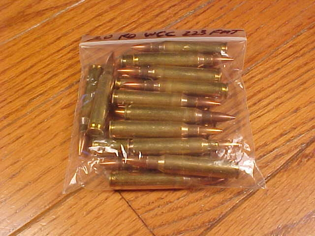 20 Rounds Winchester .223 Rem. Full Metal Jacket