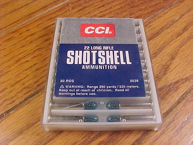 Package CCI .22 Long Rifle Shotshell Cartridges