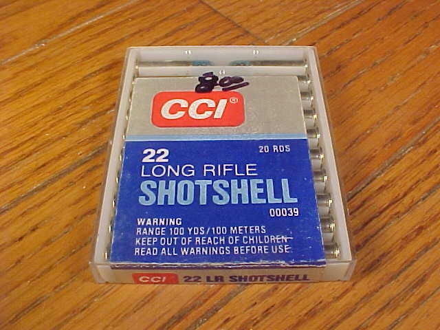 Package Cci .22 Long Rifle Shotshell Cartridges For Sale at GunAuction ...