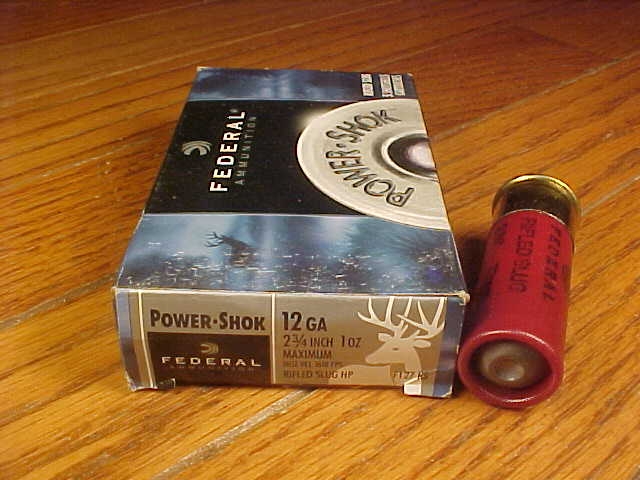 Box Federal Power-Shok 12 Gauge Hp Rifled Slugs For Sale at GunAuction ...