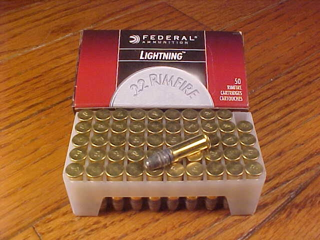 Box of Federal Lightning .22 LR Lead Solid Point