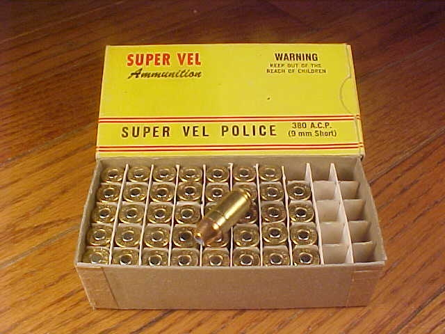 Partial Box Super Vel Police 380 Auto Hollow Point For Sale at ...