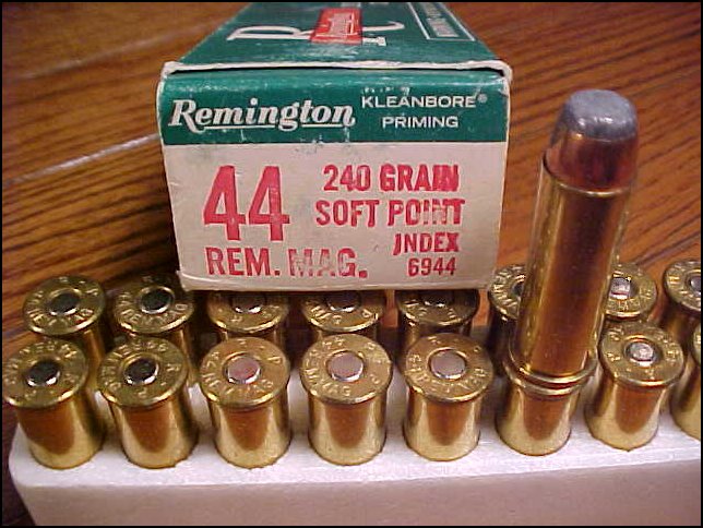 Box Of Rem. .44 Mag. 240 Gr. Soft Point For Sale at GunAuction.com ...