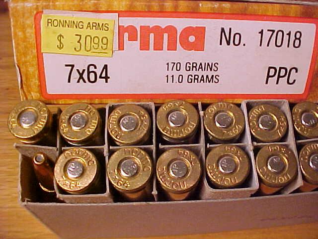Box Of Norma 7x64 170 Gr Ppc Bullet For Sale at GunAuction.com - 7783146