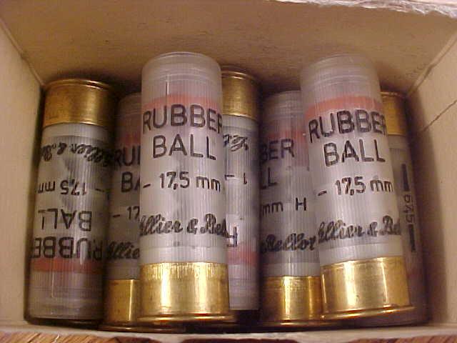 Partial Box (17 Rds) S&B 12 Ga Rubber Buckshot For Sale at GunAuction ...