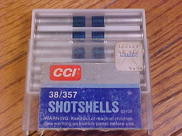 Pack Of 10 Cci .38/357 Shotshells For Sale at GunAuction.com - 7844502