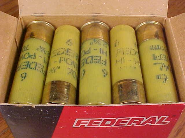 Box Of Federal Hi-Power 20 Gauge 6 Shot For Sale at GunAuction.com ...