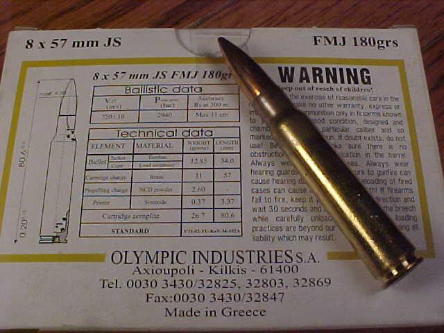 Box Of Olympic 8mm Mauser (8x57) Fmj Ball For Sale at GunAuction.com ...