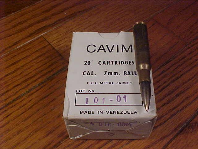 Box Of Cavim 7mm Mauser Full Metal Jacket Ball For Sale at GunAuction ...