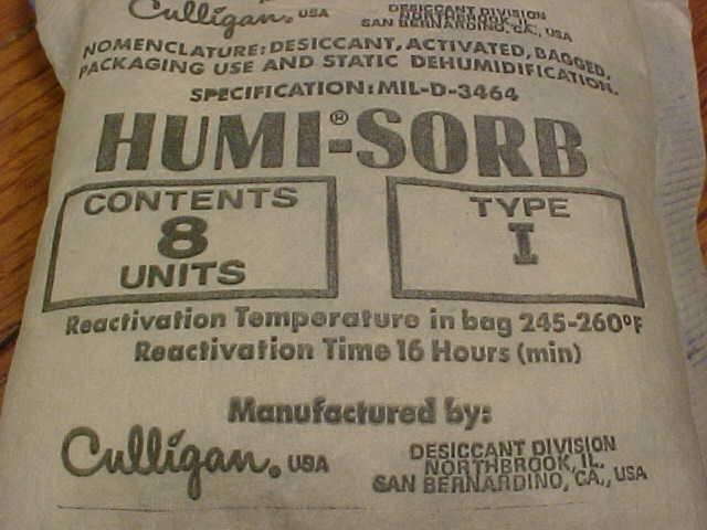 2 Humi-Sorb Dehumidification Desiccant Packs For Sale at GunAuction.com ...