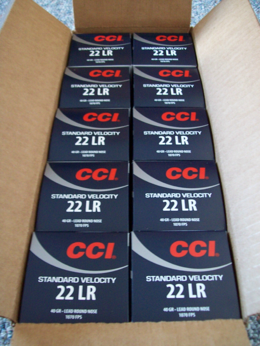 Cci Standard Velocity 22lr (5000rds) For Sale at GunAuction.com - 11836595