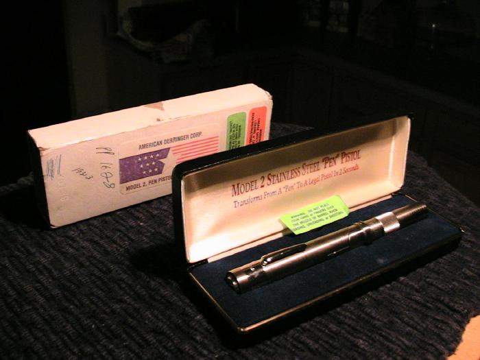 American Derringer Corp Adc Pen Pistol. Single Shot .25 Acp For Sale at ...