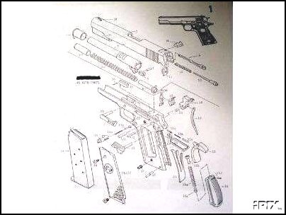 1911 45 Acp Gunsmith Blueprints 54 Pages Not Ar-15 For Sale at ...