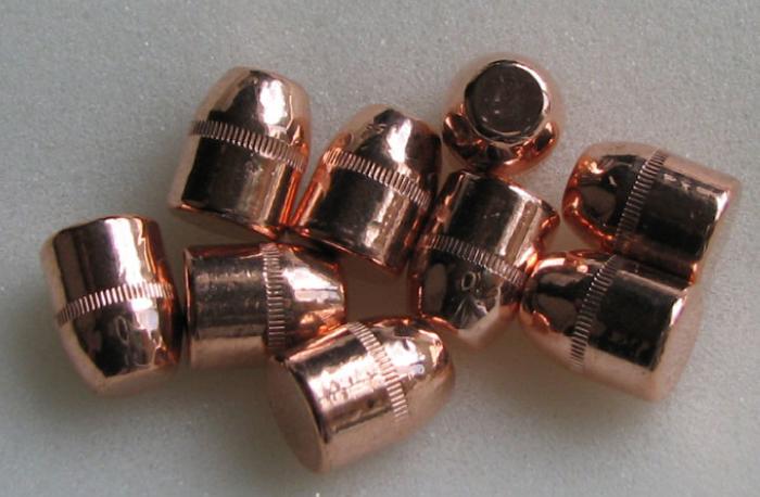 44 cal. 200 gr FP w/c copper plated bullets 250ct
