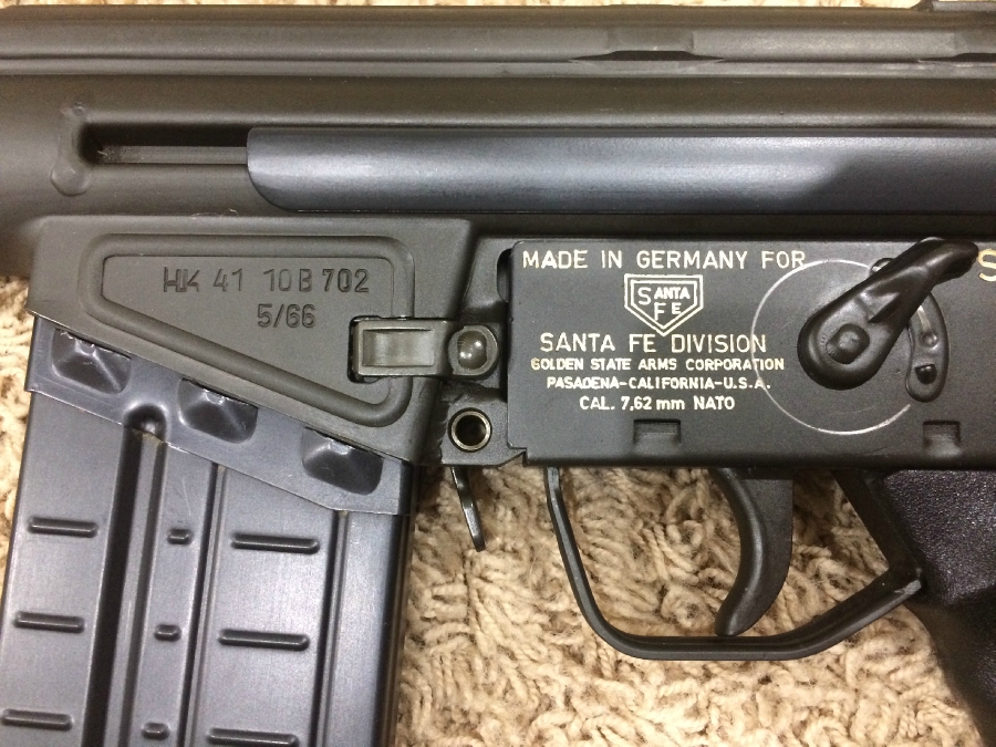 Heckler & Koch - HK 41, HK41, 1966 manufacture date, matching parts ...