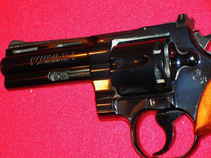 Colt 1965 Python 357 Mag--4'-- Blue With Box For Sale at GunAuction.com ...