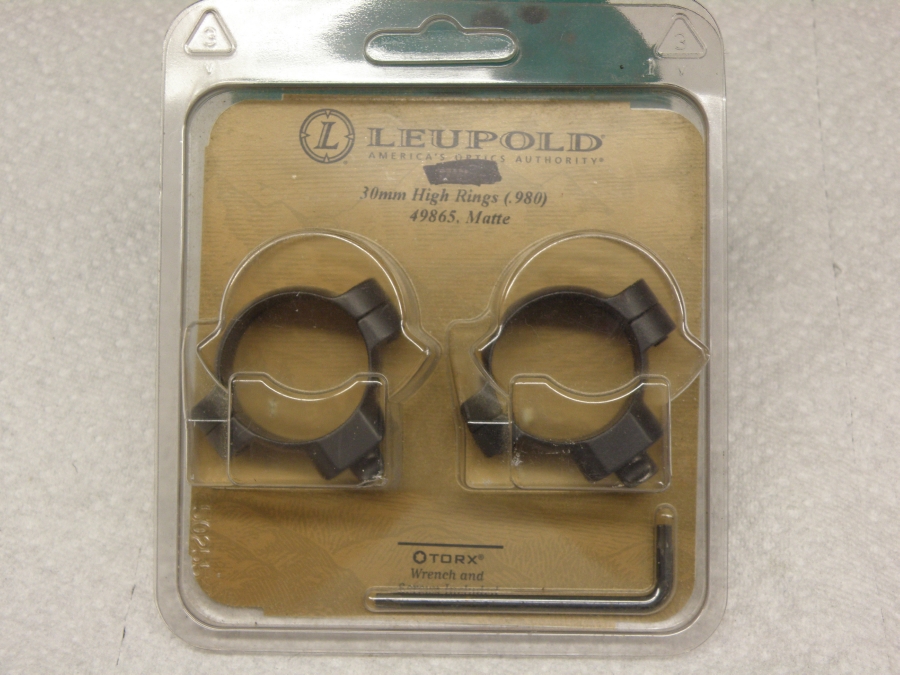 Leupold Hi Matte 30mm Rings Quick Release For Sale at GunAuction.com ...