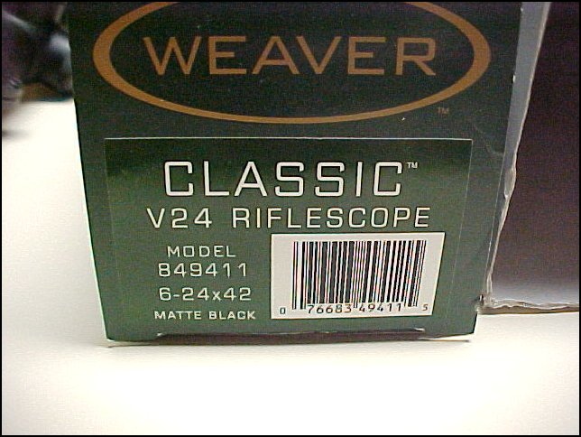 Weaver Classic V24 Target Scope W/Leupold For Sale at GunAuction.com ...
