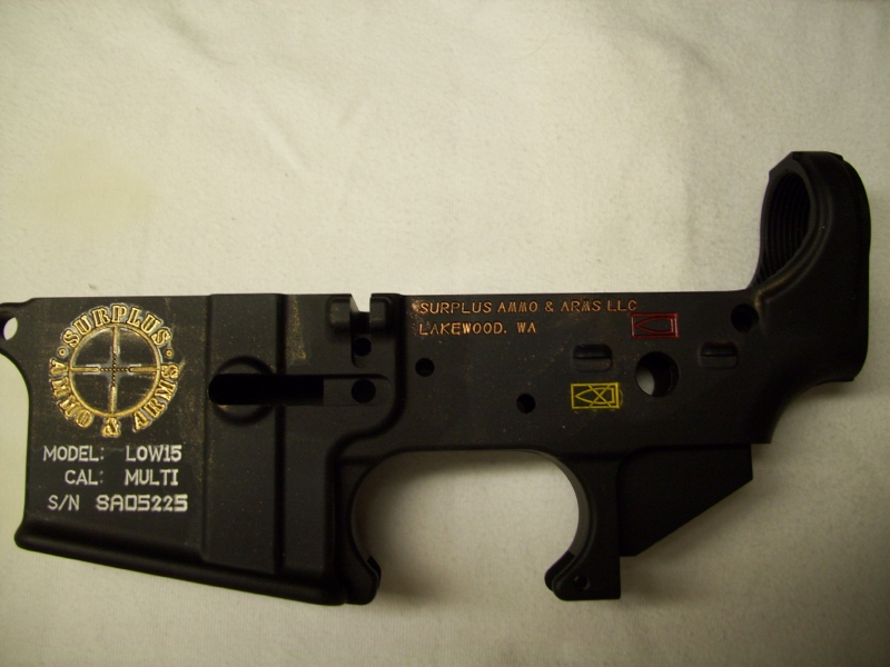 Ar-15 Lower Made Ammo Surplus Arms For Sale at GunAuction.com - 10614344