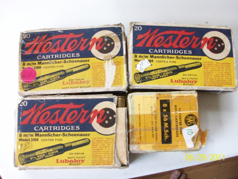 8mm Mannlicher Schoenauer Ammo And Brass For Sale at GunAuction.com ...