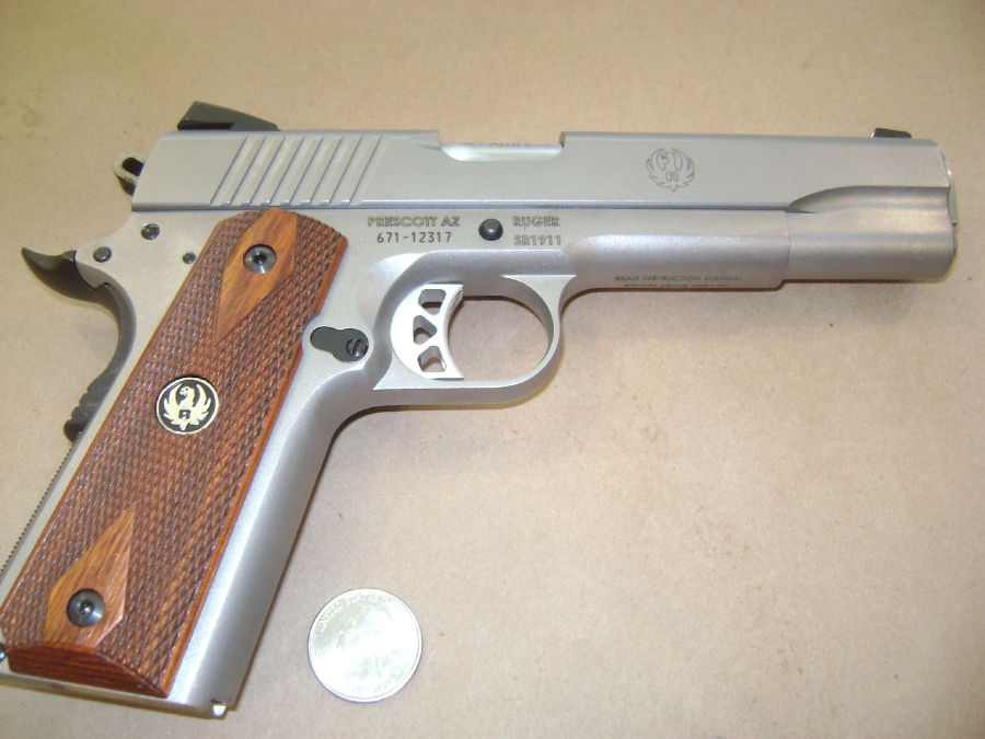 Ruger 6700 Sr1911 Ss 45acp 2/ 8rd Wood Grips .45 Acp For Sale at ...