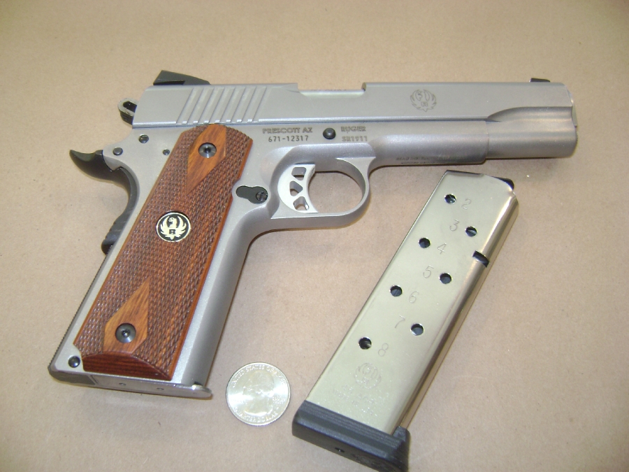 Ruger 6700 Sr1911 Ss 45acp 2/ 8rd Wood Grips .45 Acp For Sale at ...