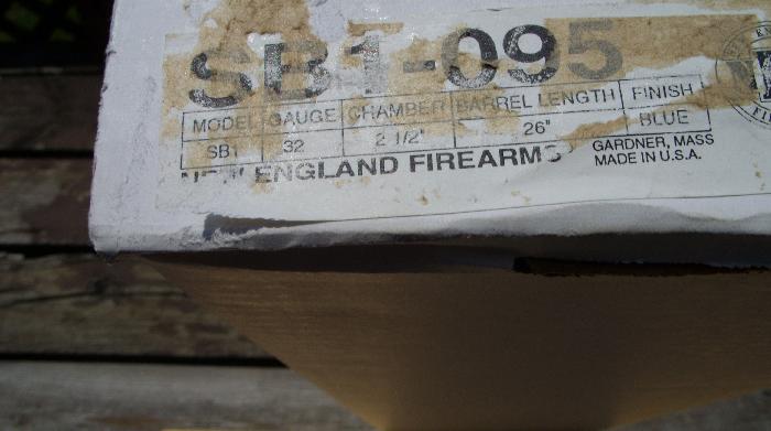 New England Firearms, Co Nef Sb1-095 Cap-Chur Powder Projector 32 Gauge ...