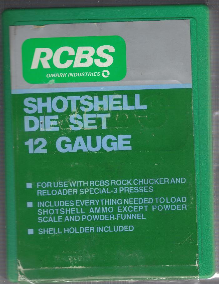 Rcbs Shotshell Die Set 12 Gauge For Sale at GunAuction.com - 9215305