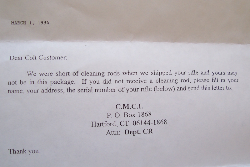 Colt Model R6551 Pre-Ban Ar-15 Sporter Target For Sale at GunAuction ...