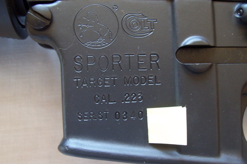 Colt Model R6551 Pre-Ban Ar-15 Sporter Target For Sale at GunAuction ...