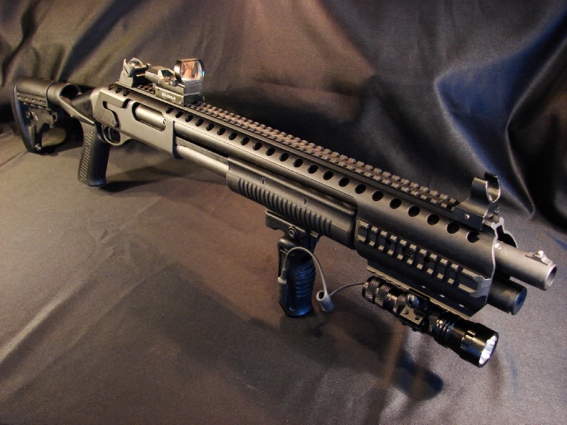 Remington 870 Aluminum Picatinny Quad Rail System For Sale at ...