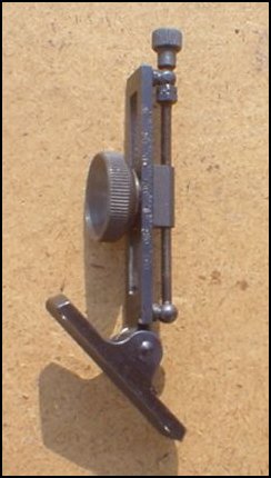 Pedersoli Sharps vernier tang sight.