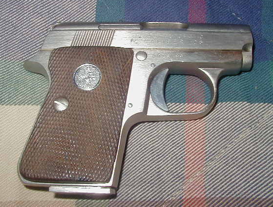 Colts Patents Arms Manufacturing Company Colt Jr .25 Automatic, Nickle ...