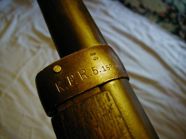 Mauser M-1888 Commission Rifle, Spandau 1890, S Bore, 8mm Mauser Full ...