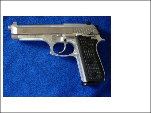 Taurus Pt100 .40 Cal. S&W Night Sights Stainless For Sale at GunAuction ...