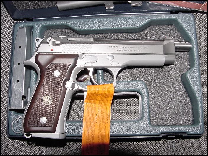 Beretta, Pietro Beretta 92-Fs Stainless, Inox, Italian Mfg., 9mm. For ...