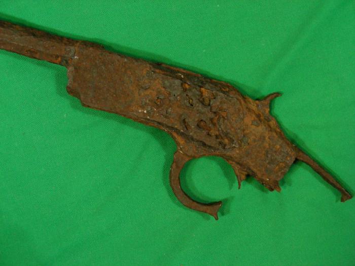 Winchester 1873 Rusty Relic Rifle Octagon Bbl Dug For Sale at ...