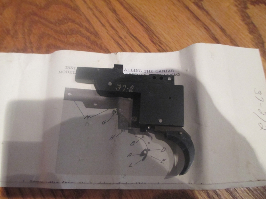 Canjar Remington 37-2 Trigger For Sale at GunAuction.com - 12191174