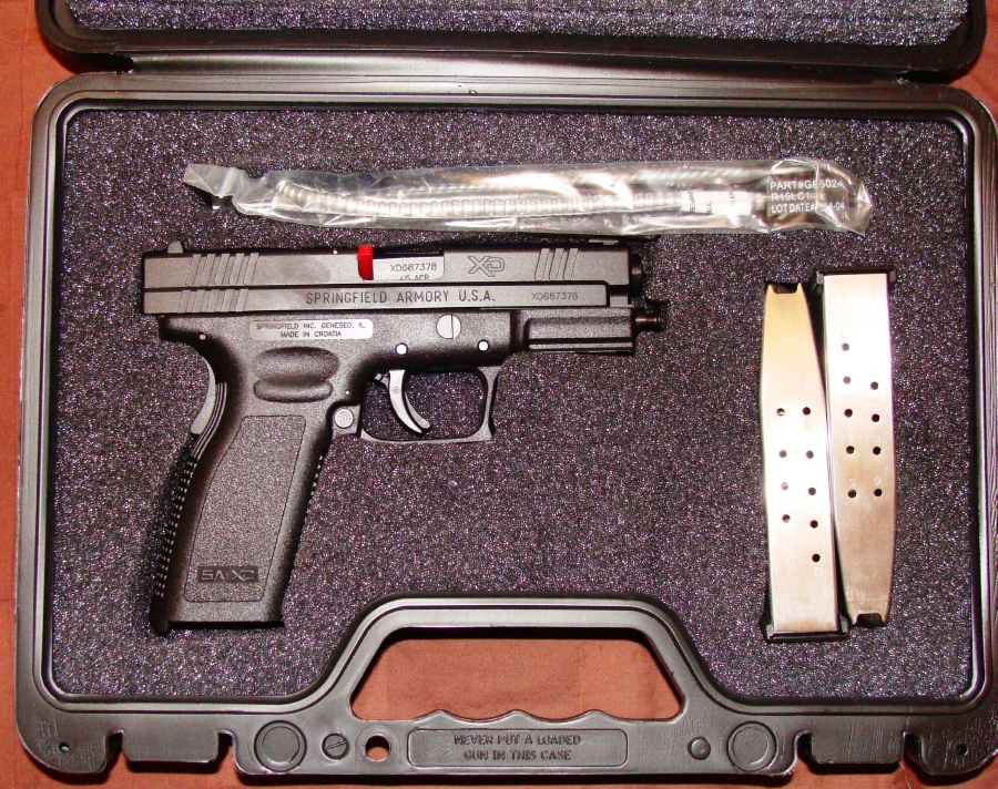 Springfield Armory (Geneseo, Il) Xd 4` Service Model .45 Acp For Sale ...