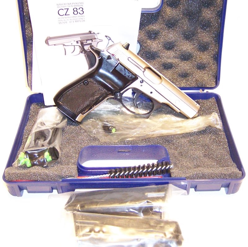 Cz 83 Stain Nickel .380 4 Mags For Sale at GunAuction.com - 10424372