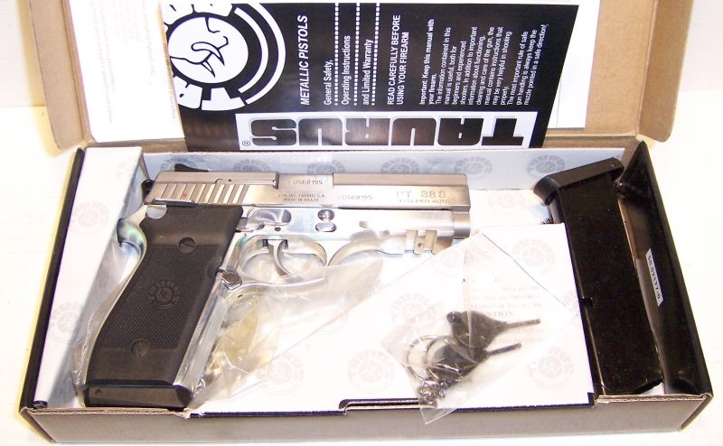 Taurus Pt38s Stainless 38 Super For Sale at GunAuction.com - 10724744
