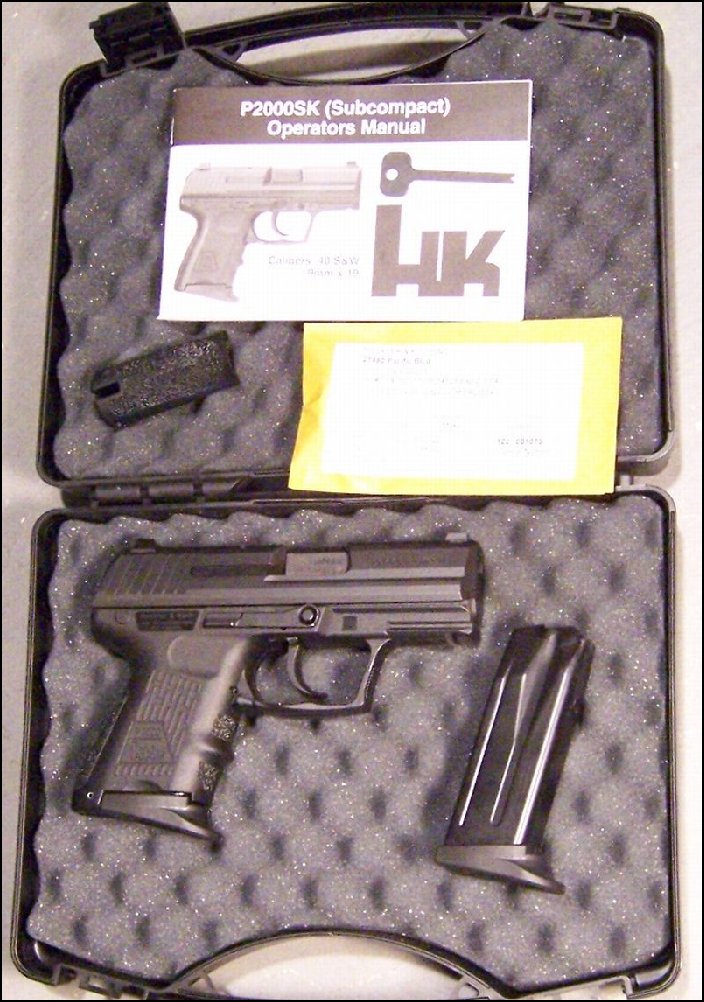 H&K Hk P2000sk Subcompact 40sw 2 Mags For Sale at GunAuction.com - 7319427