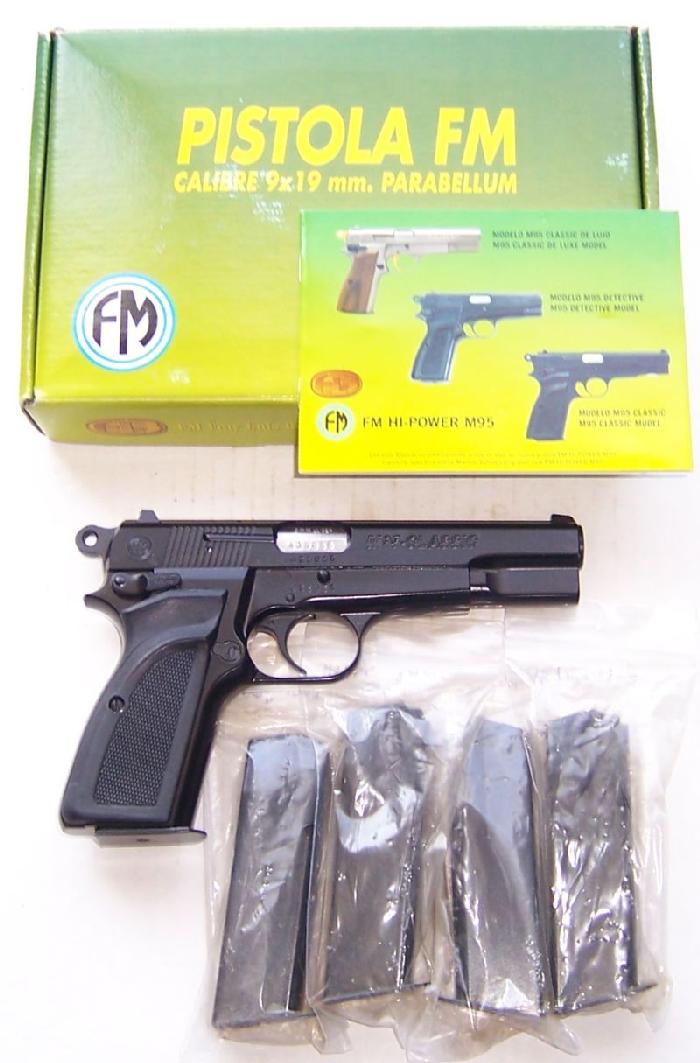 Argentine Fm 95 Classic Hi Power 9mm With 5 Mags For Sale at GunAuction ...