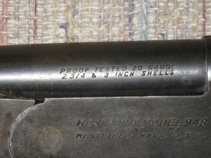 West Point By Stevens Arms Model 948 For Sale at GunAuction.com - 8821736