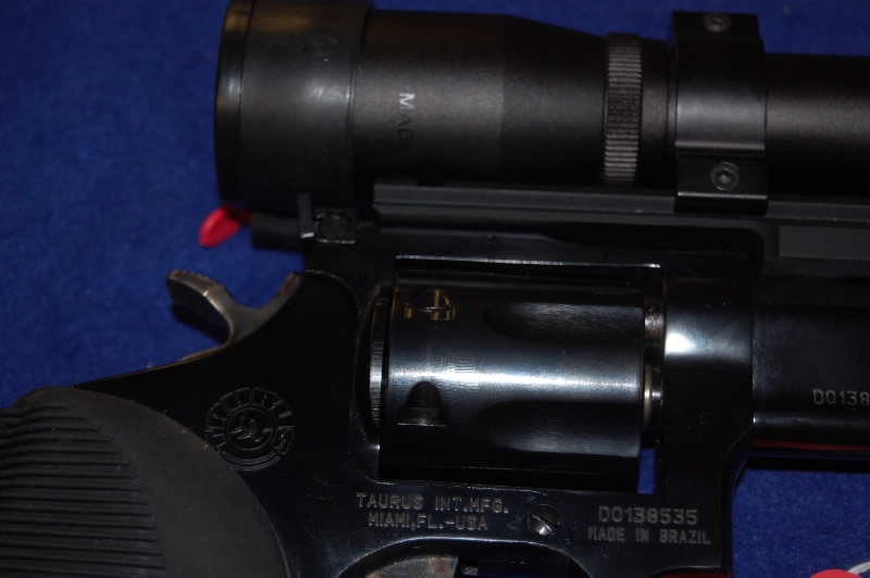 Taurus Tracker 22 Lr 6.5in. Blue / Rubber W/ Scope For Sale at ...